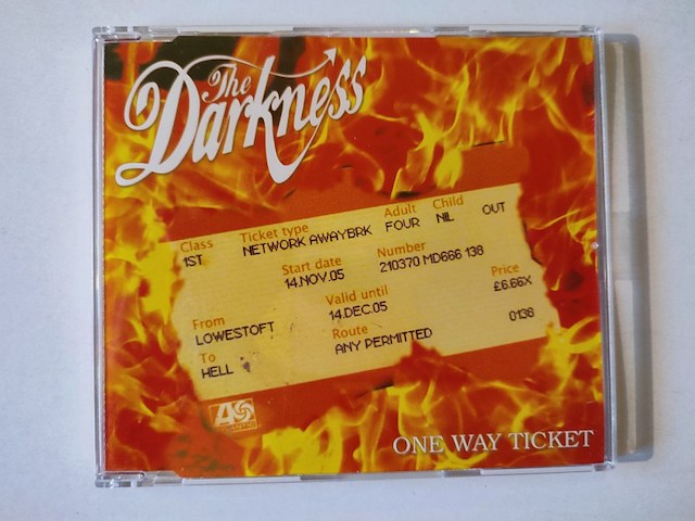 The Darkness – One Way Ticket - original ✅