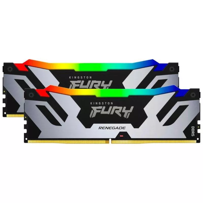 KINGSTON DIMM DDR5 48GB (2x24GB kit) 7200MT/s KF572C38RSAK2-48 FURY Renegade Silver RGB XMP