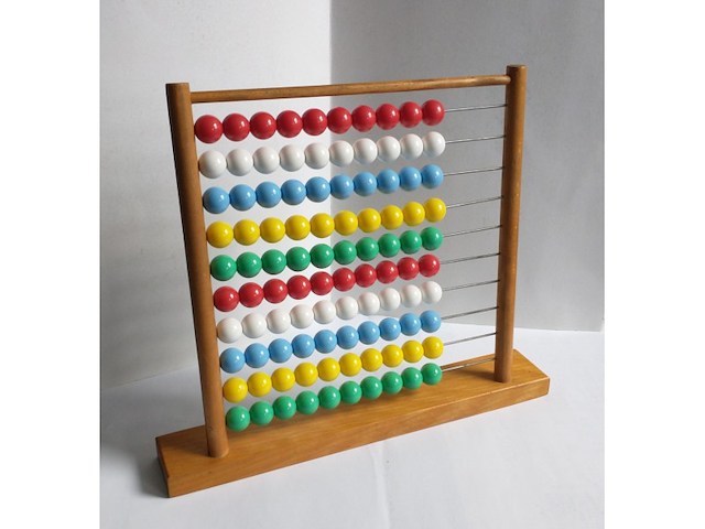 stara školska drvena RAČUNALJKA - ABACUS