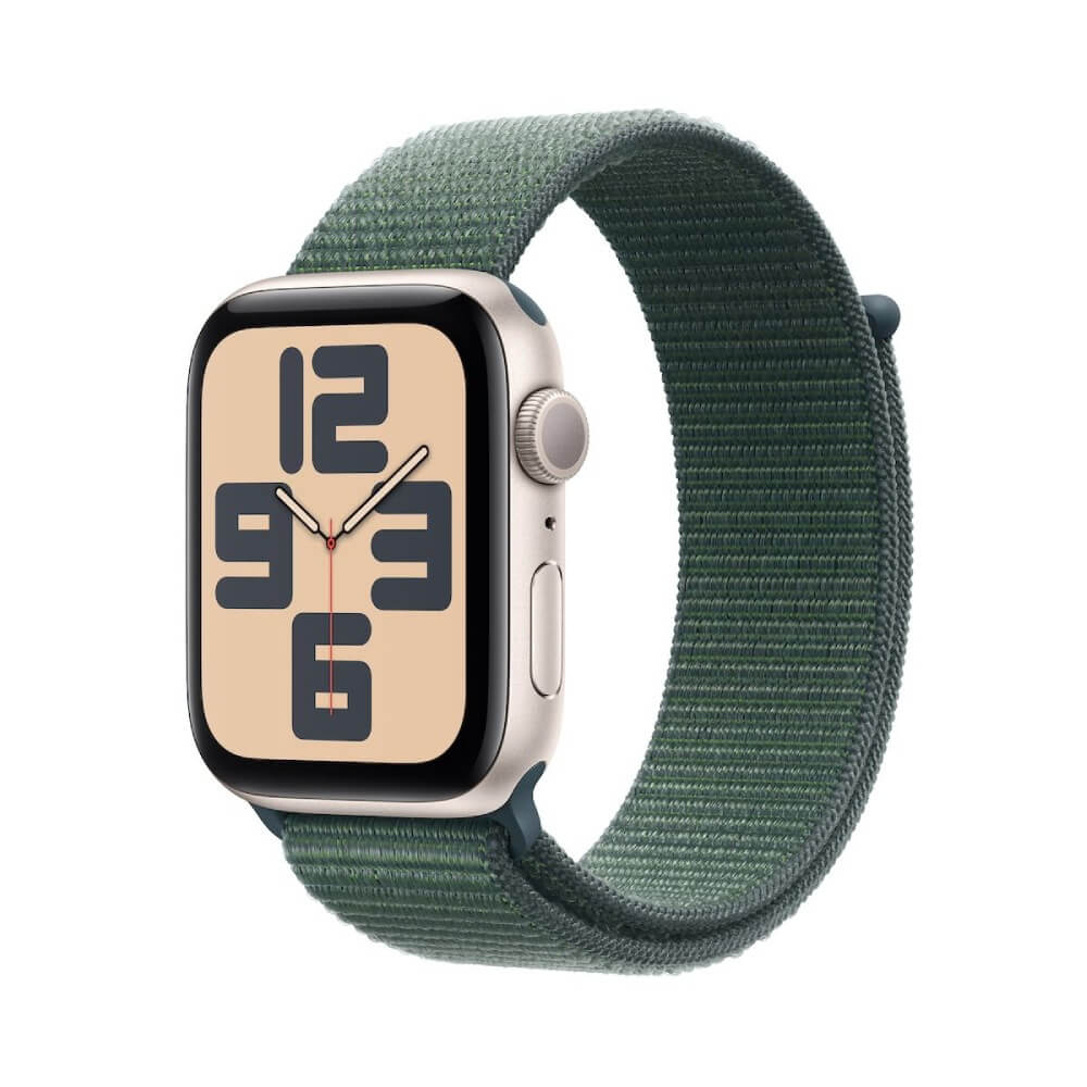 APPLE Watch SE (2024) 40 mm GPS Aluminium Starlight Lake Green Sport Loop MXEH3QV/A Pametni sat