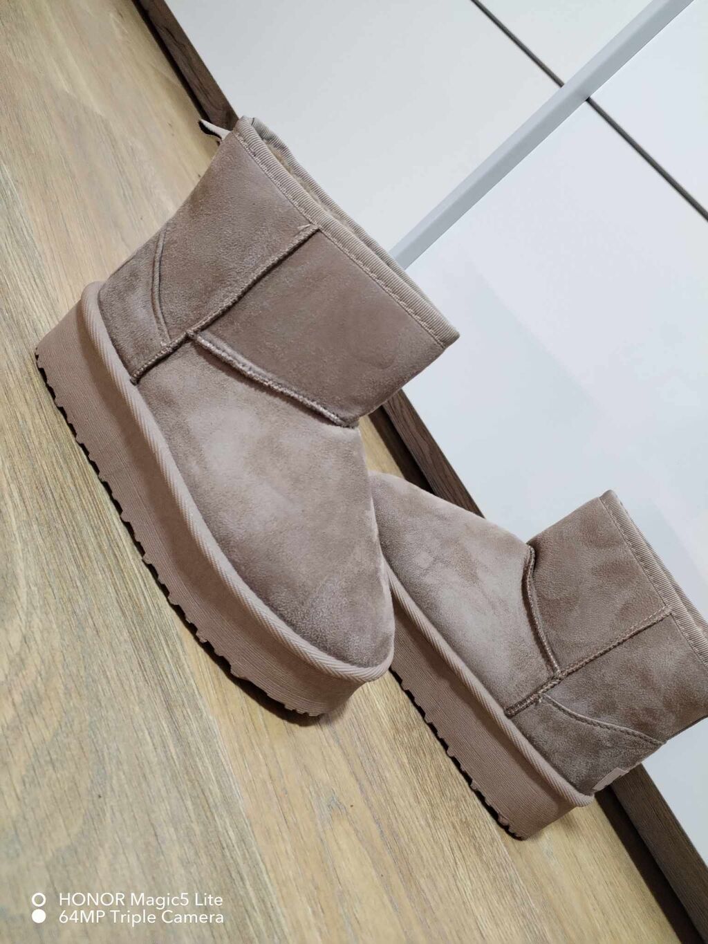 Ugg mini čizme, bоја - Siva, 41