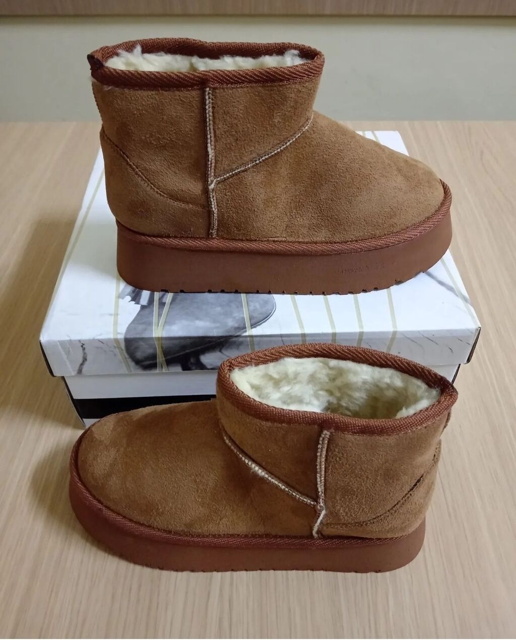 Ugg mini čizme, bоја - Braon, 36