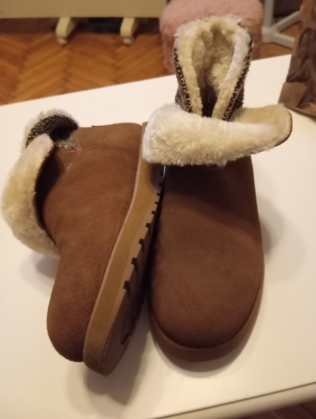 Ugg mini čizme, bоја - Braon