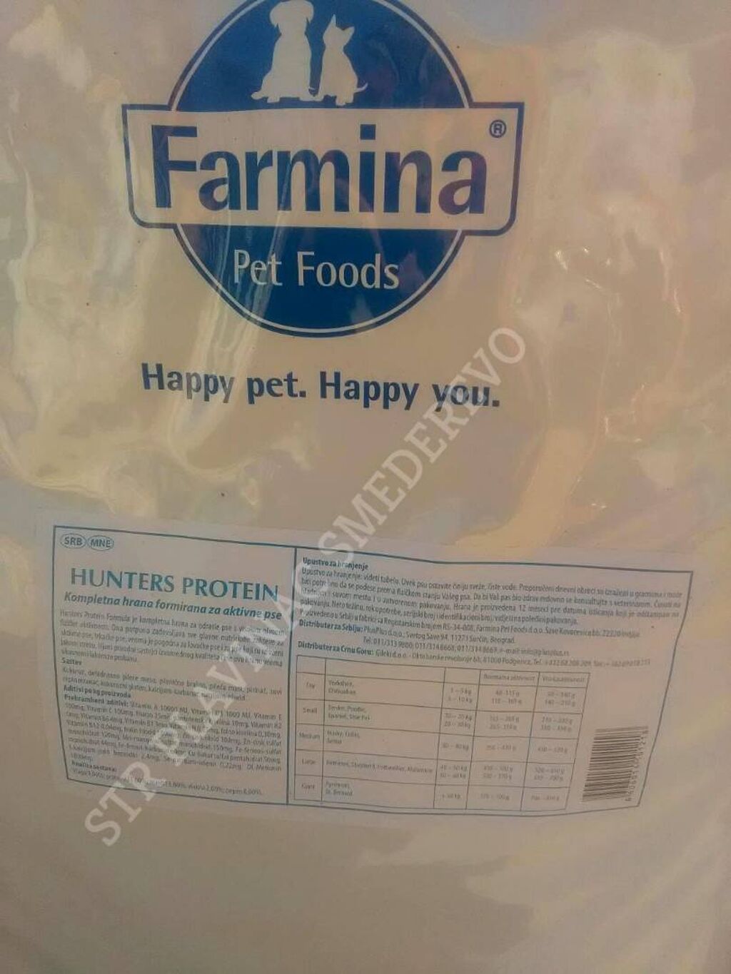 Farmina hunters protein31/13 20kg-4550din-uracunata dostava Hunters