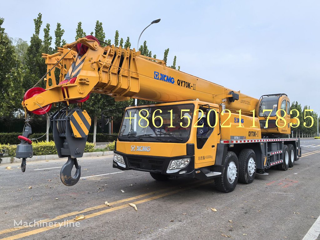 XCMG QY70K QY70KC QY70K-II 70 ton truck crane mobile crane pokretna dizalica