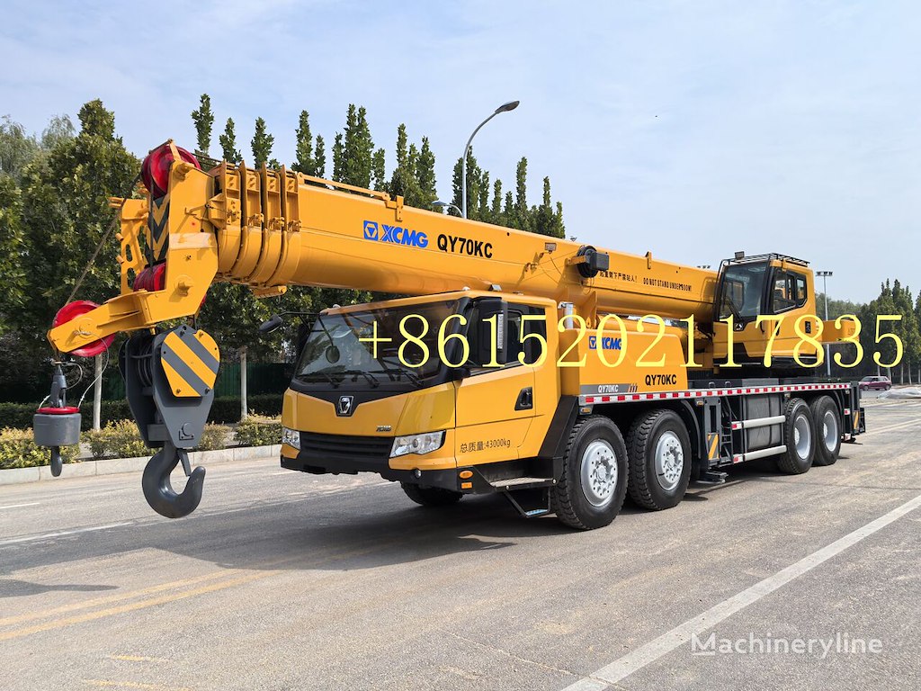 XCMG QY70KC QY70K XCT70 QY70KA 70 ton truck crane mobile crane pokretna dizalica