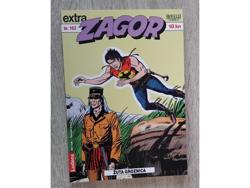 Zagor extra Ludens br. 163 Žuta groznica