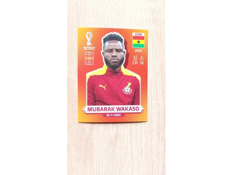 World cup Qatar 2022 Panini broj GHA 14