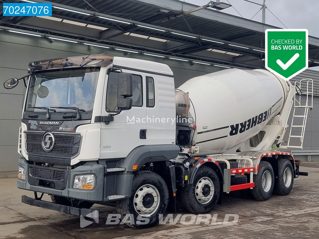 Novi Shacman 8x4 EURO 6 8X4 NEW! 8m3 Liebherr Mixer Big-Axle Steel Suspension kamion s mešalicom za beton