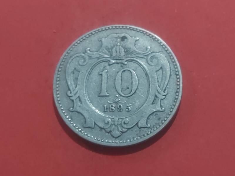 Austrija - 10 heller 1895 god