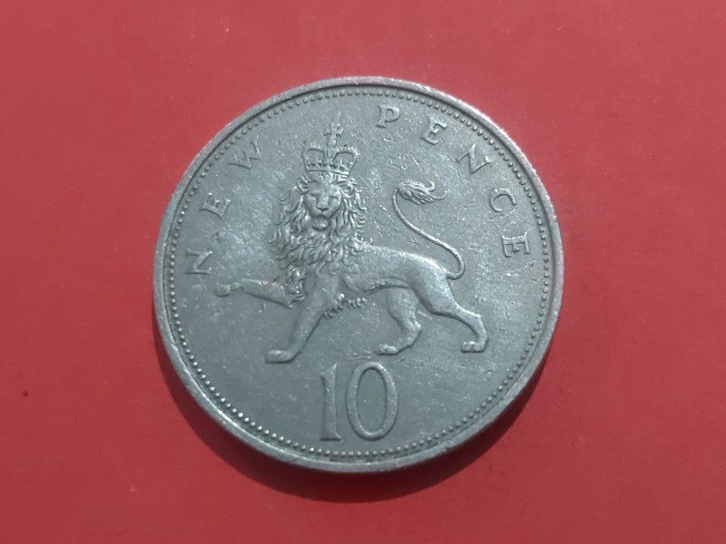 Britanija - 10 pence 1969 god