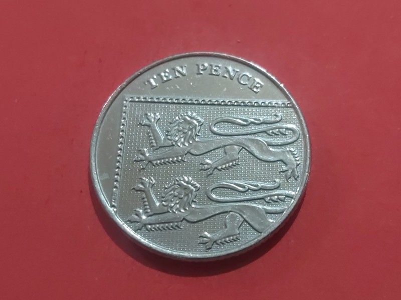 Britanija - 10 pence 2013 god