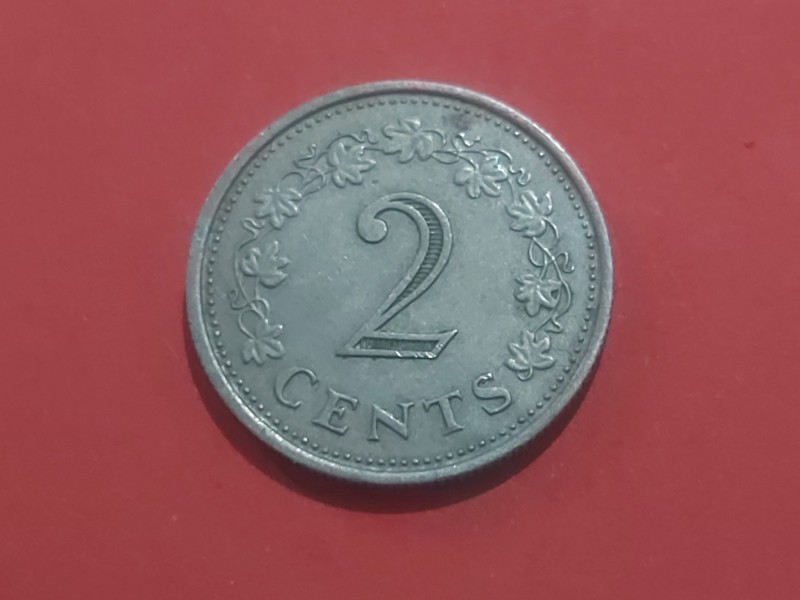 Malta - 2 cent 1972 god