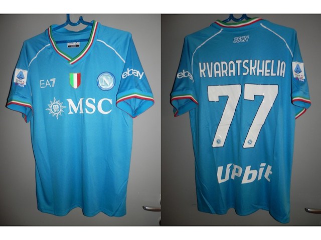 Napoli dres 2023-24 Khvicha Kvaratskhelia 77