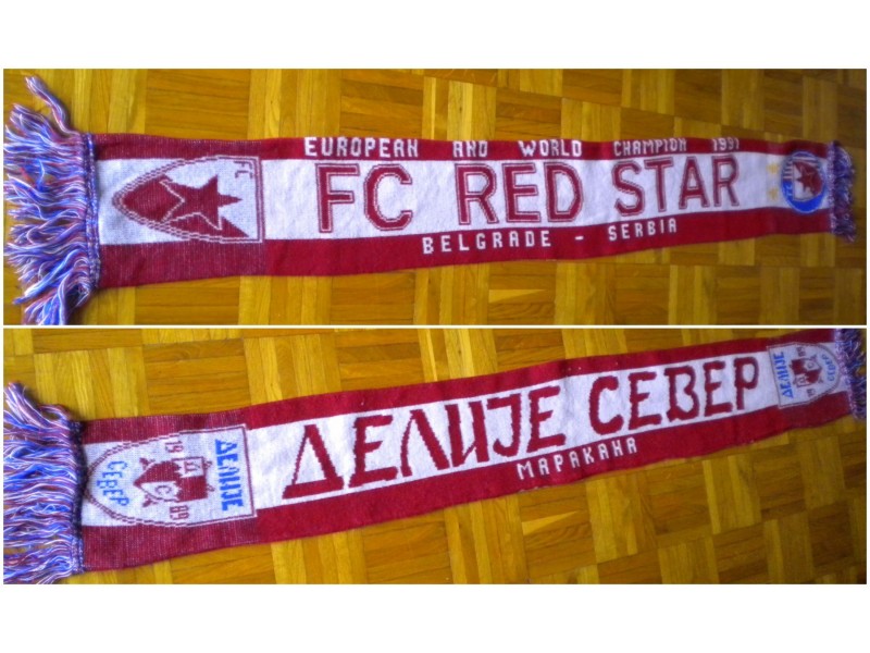 DELIJE SEVER - FC RED STAR, sal CRVENA ZVEZDA