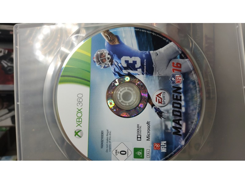 Madden Nfl 16 xbox 360