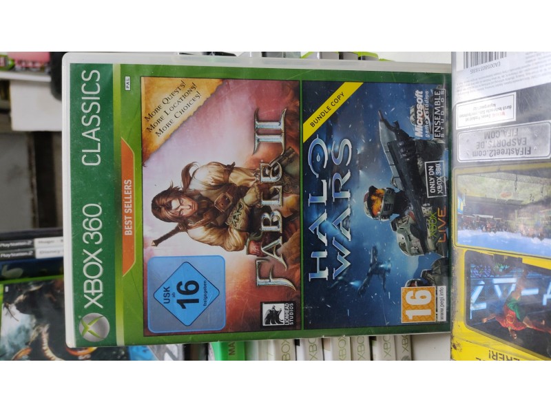 Fable II Halo Wars xbox 360