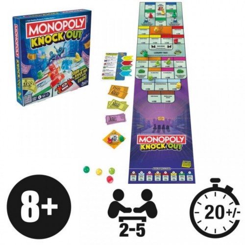 Drustvena igra Hasbro Monopoly knockout F8995