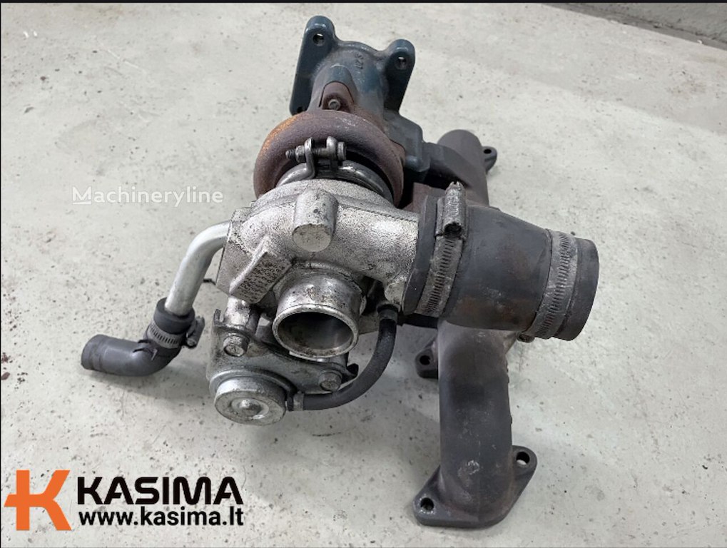 Kubota V3300 turbine with manifold 6698551 6691586 turbokompresor za Bobcat S220 mini utovarivača