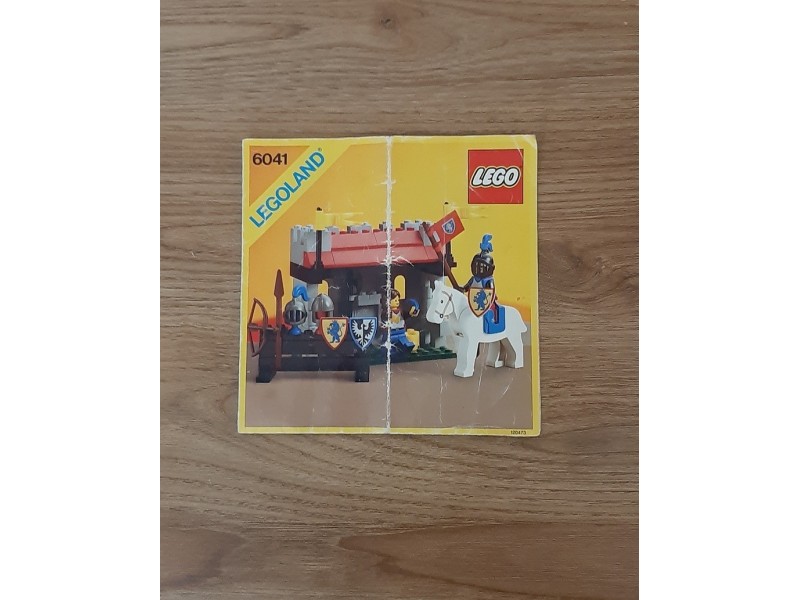 Lego Castle 6041 - Armor Shop, SAMO instrukcija