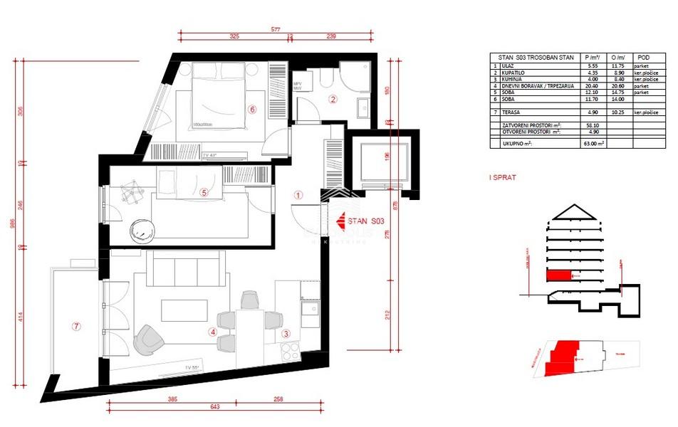 Novogradnja lux - Banovo Brdo ID#6592 189.900 €