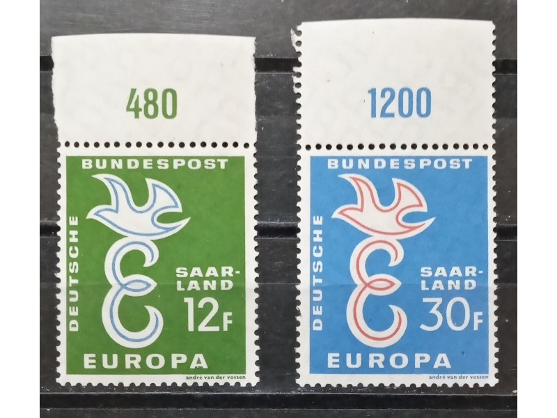 SAAR LAND 1958 - EUROPA **