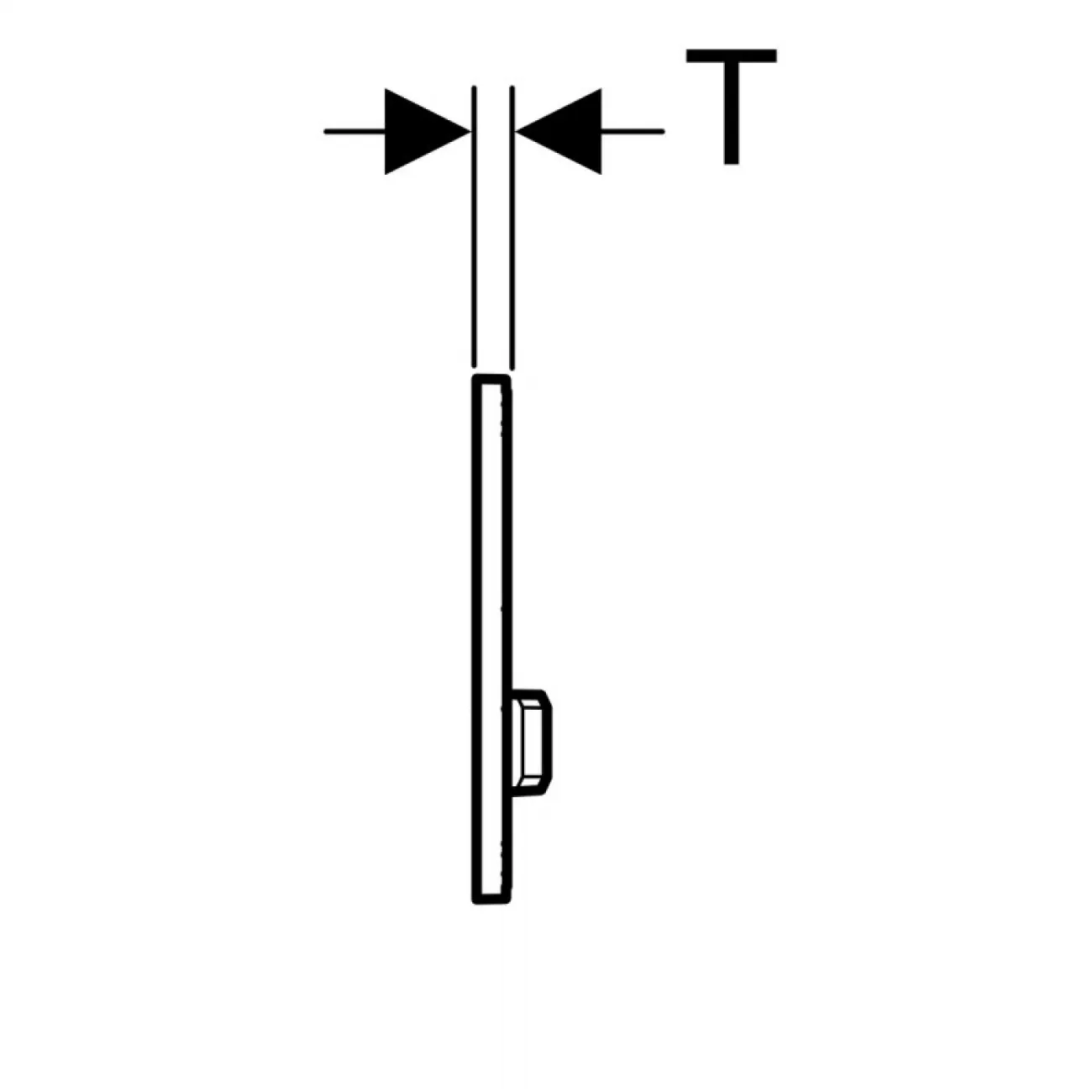 TASTER SIGMA 80 CRNI SENZOR