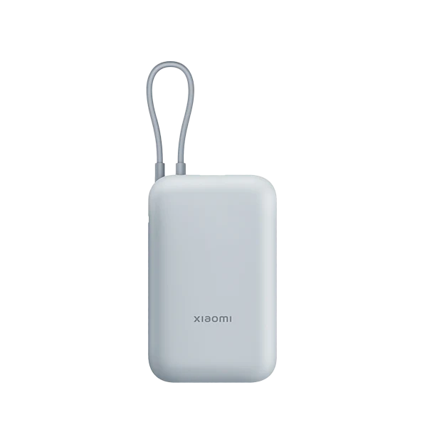 Xiaomi Power Bank 10000mAh (sa integrisanim kablom), Sivi