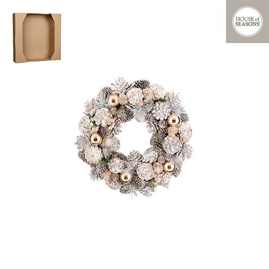 NG dekoracija - WREATH 9x34 1117391 - Gold - EDL