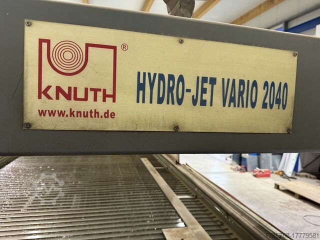 Waterjet sistem za sečenje
Knuth Hydrojet Vario 2040 Wasserstrahlschneide