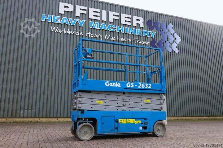 Podizanje makaza
Genie GS2632 Electric, Working Height 10m, 227kg Capacit