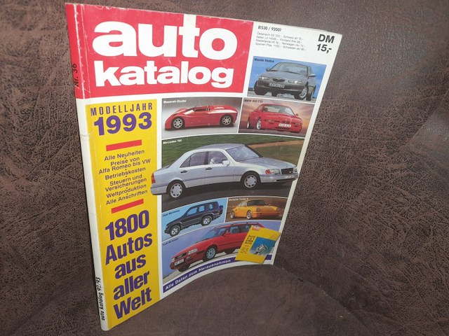 1993.  AUTO KATALOG, GERMAN - 36