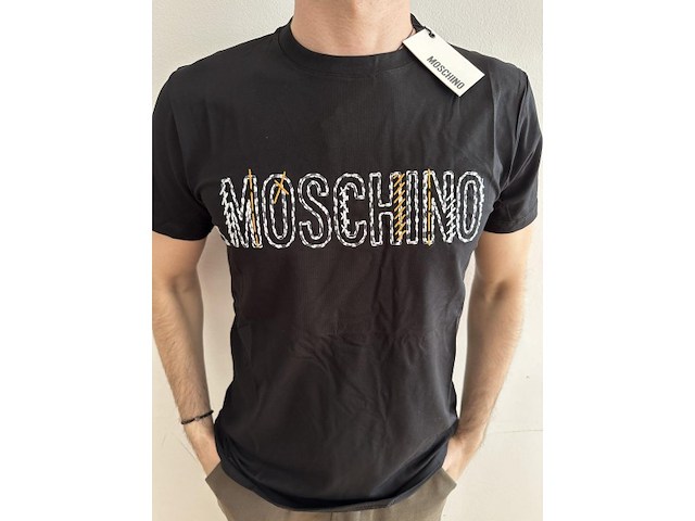 Moschino crna muska majica MM5