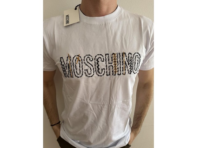 Moschino bela muska majica MM6