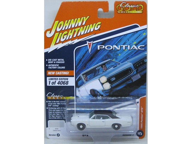 1:64 johnny lightning pontiac GTO `66