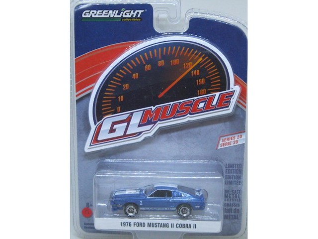 1:64 greenlight ford mustang `76 cobra II