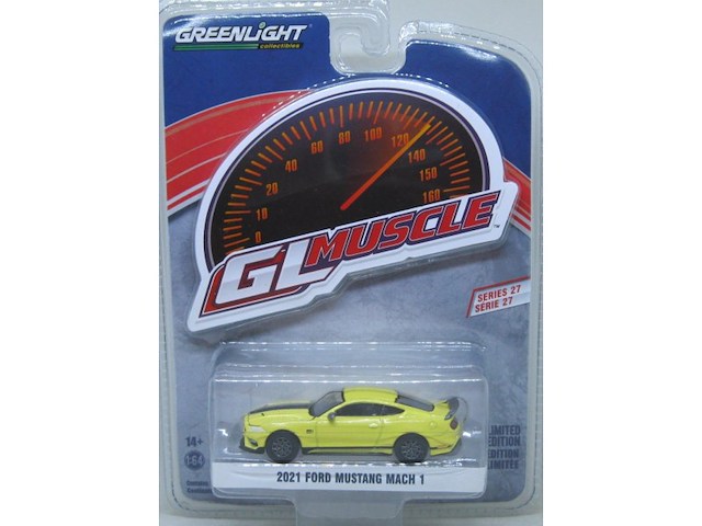 1:64 greenlight ford mustang `21 mach 1