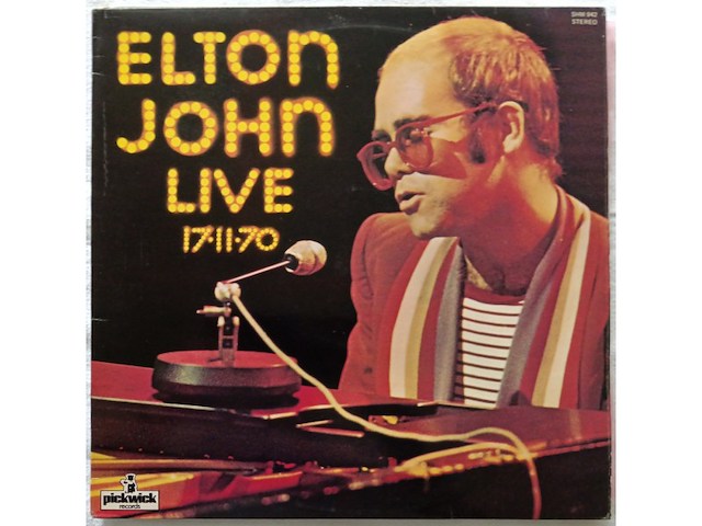 ELTON  JOHN  -  LIVE  `70  ( UK. Press )