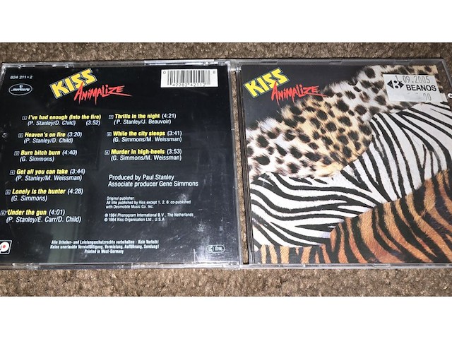 Kiss - Animalize , ORIGINAL