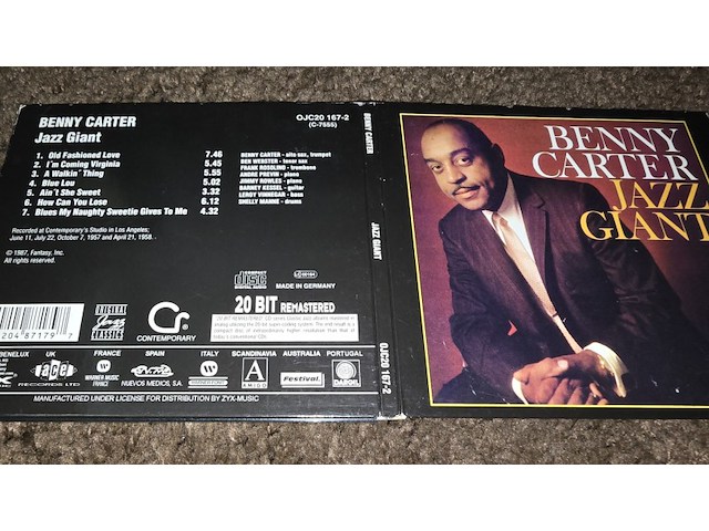 Benny Carter - Jazz giant , ORIGINAL