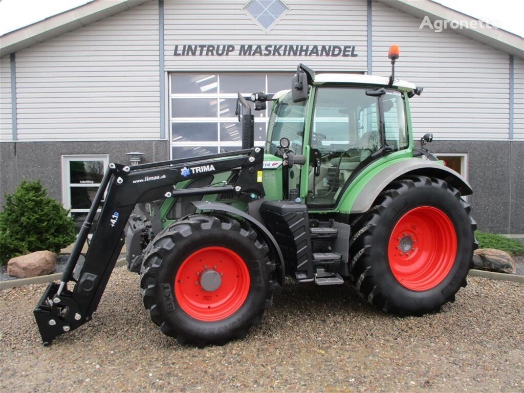 Fendt 514 Vario med frontlæsser og frontlift traktor točkaš