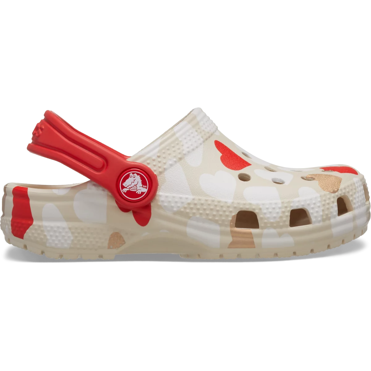 Crocs Classic Heart Print Clog T