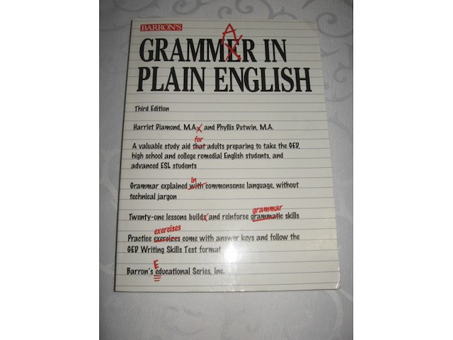 Grammar in plain english