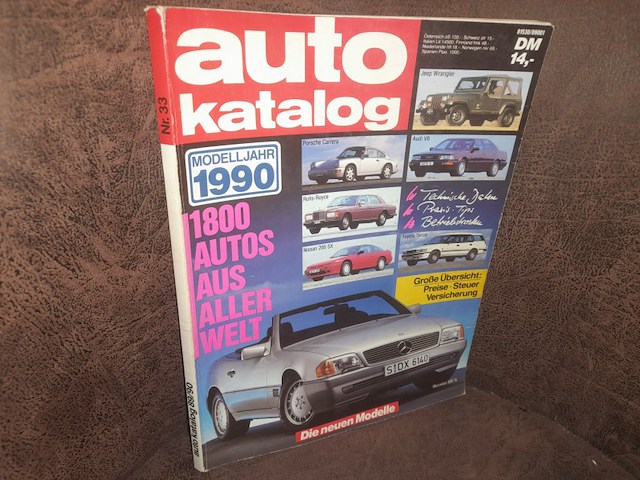 1990. AUTO KATALOG, GERMAN - 33