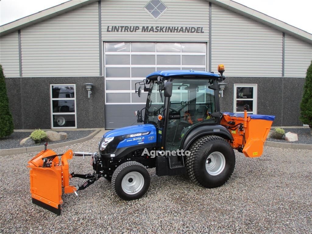 Solis H26 HST SNOW EDITION med frontlift, front PTO, Vario SHL150 snep mototraktor