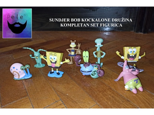 Figurice Sundjer Bob Kockalone - KOMPLETAN SET