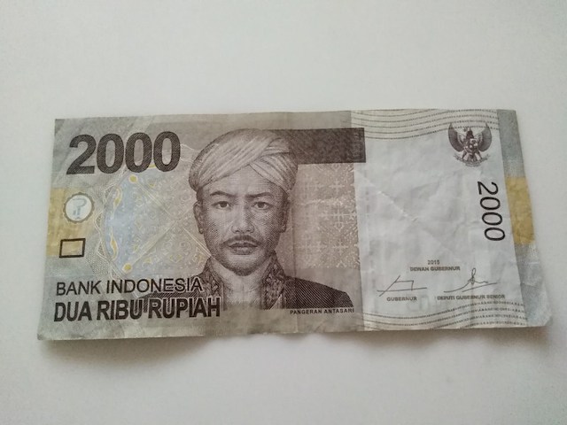 2000 rupija Indonezija, 2009.