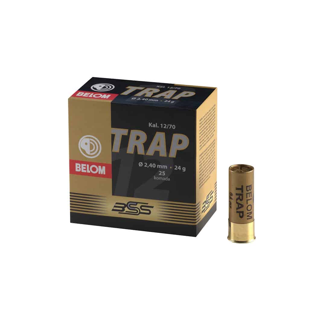 Lovački patron Belom Trap 12/70 f 2.4mm 24 gr