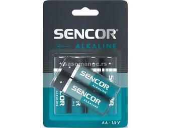 Sencor baterija LR06 AA 4+2BP Alkalne 6, 1