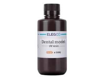 ELEGOO Dental Model UV Resin 0.5 kg Narandžasta